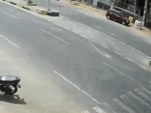 Jaipur Accident: Husband-Wife Critical After Speeding Car Hits Bike