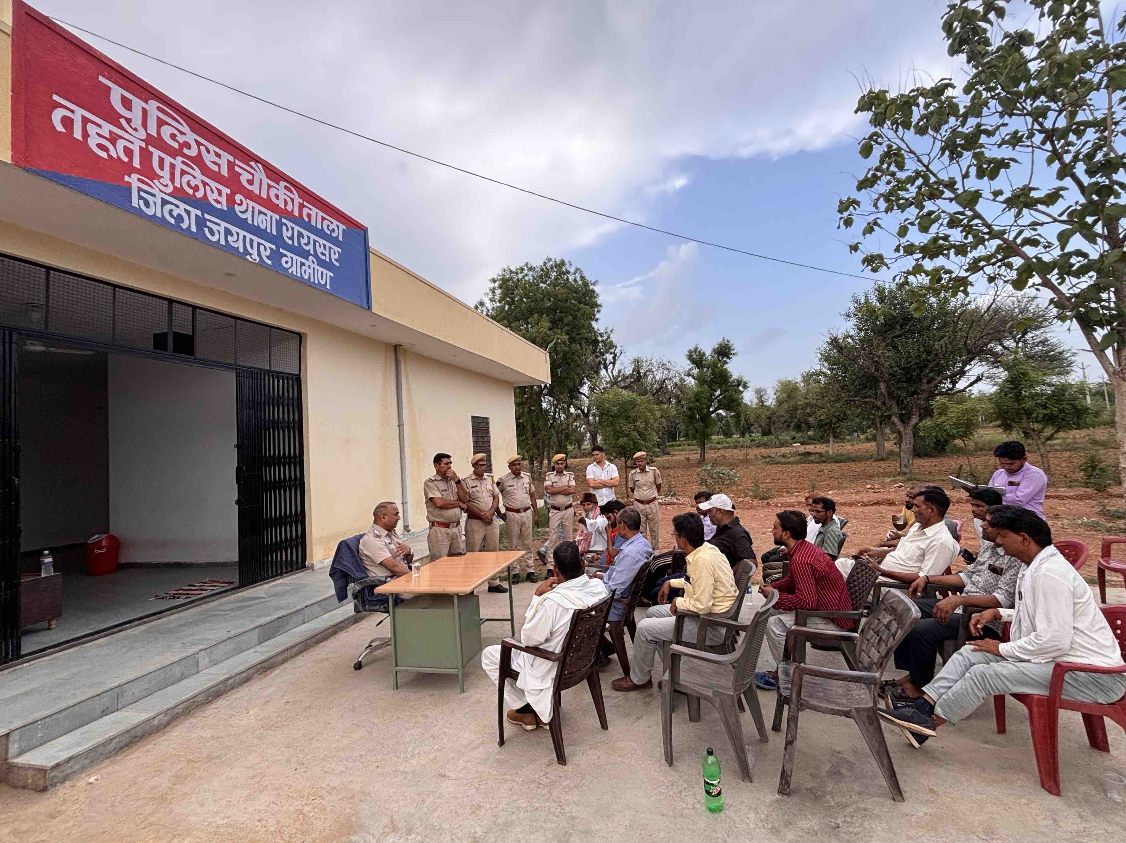Jaipur Gramin: Tala Police Chowki CLG Meeting; Festivals Peace Appeal