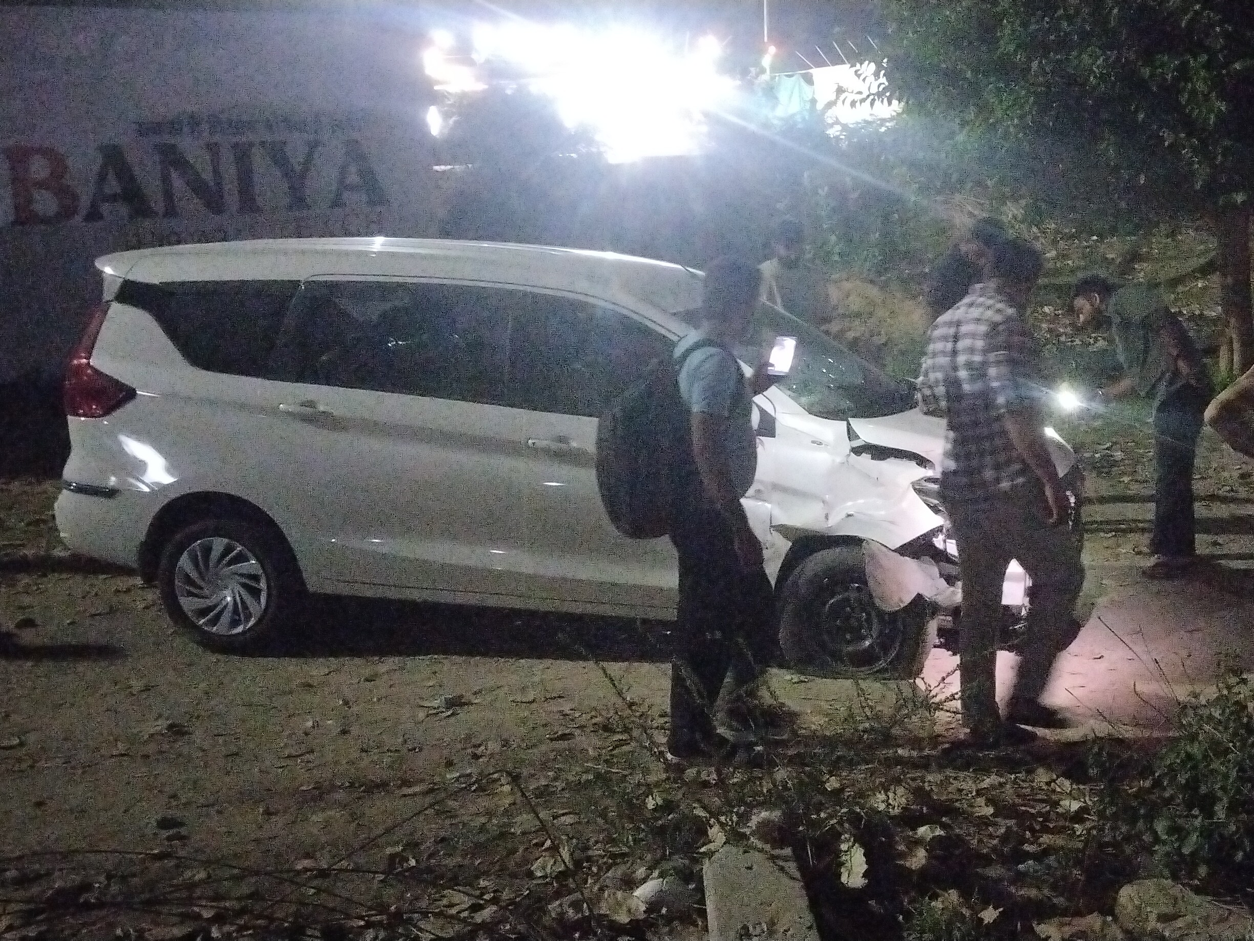 Ramu Ka Bas Pulia Accident | Car-Scooty Collision Youth Critically Injured