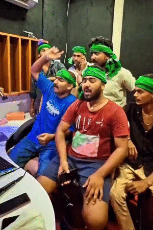 Bihar CM Samrat Chaudhary Green Gamcha Statement Song Goes Viral