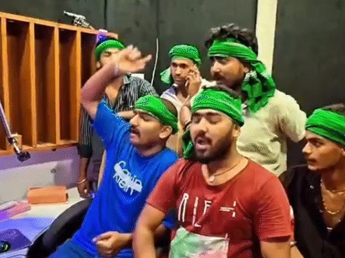 Bihar CM Samrat Chaudhary Green Gamcha Statement Song Goes Viral