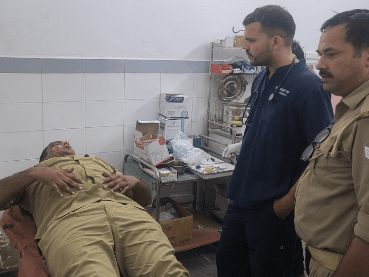 Eta Police Jeep Accident | Roadways Bus Collision Injures 2