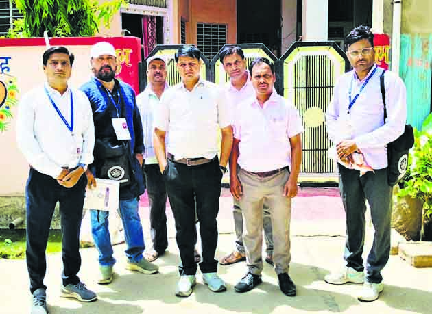 Surprise inspection in Hindaun Municipal Council area, matching of HLO ...