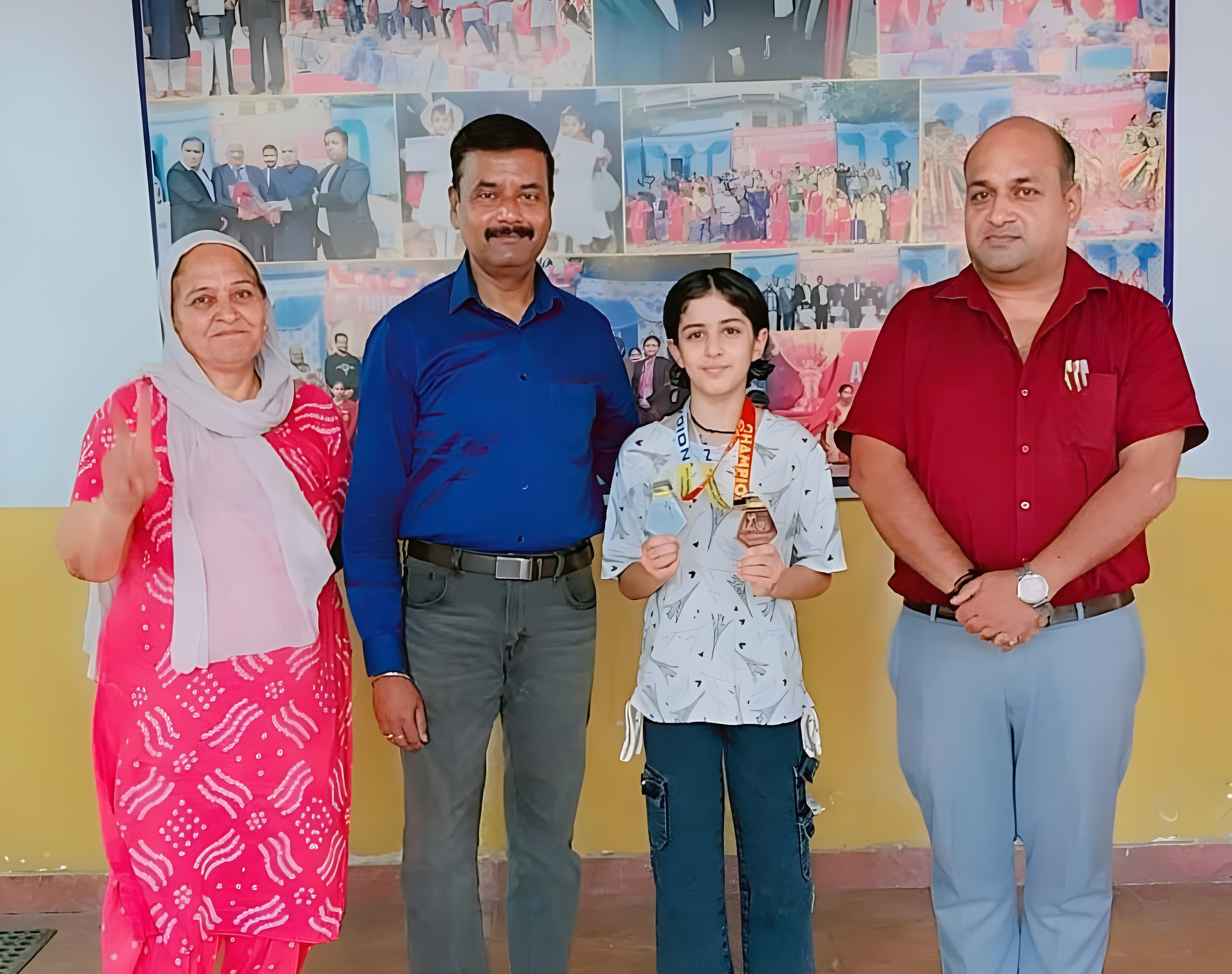 Manki wins 2 medals in National Speed Skating