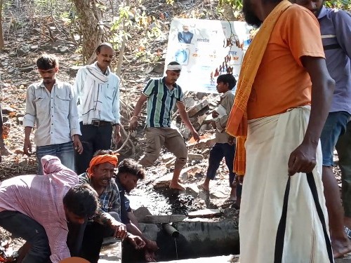 Alirajpur Shramdaan | Babaghada Water Source Clean-up; Wildlife Water