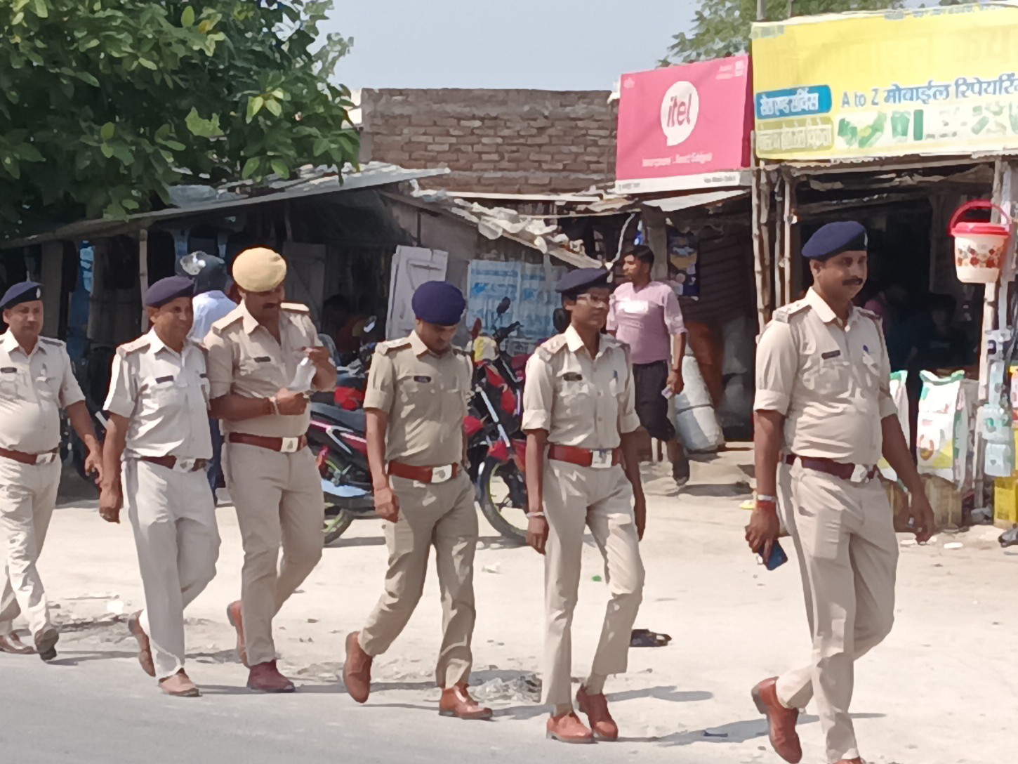 Pahadpur Police Flag March for Bakrid Peace & Harmony