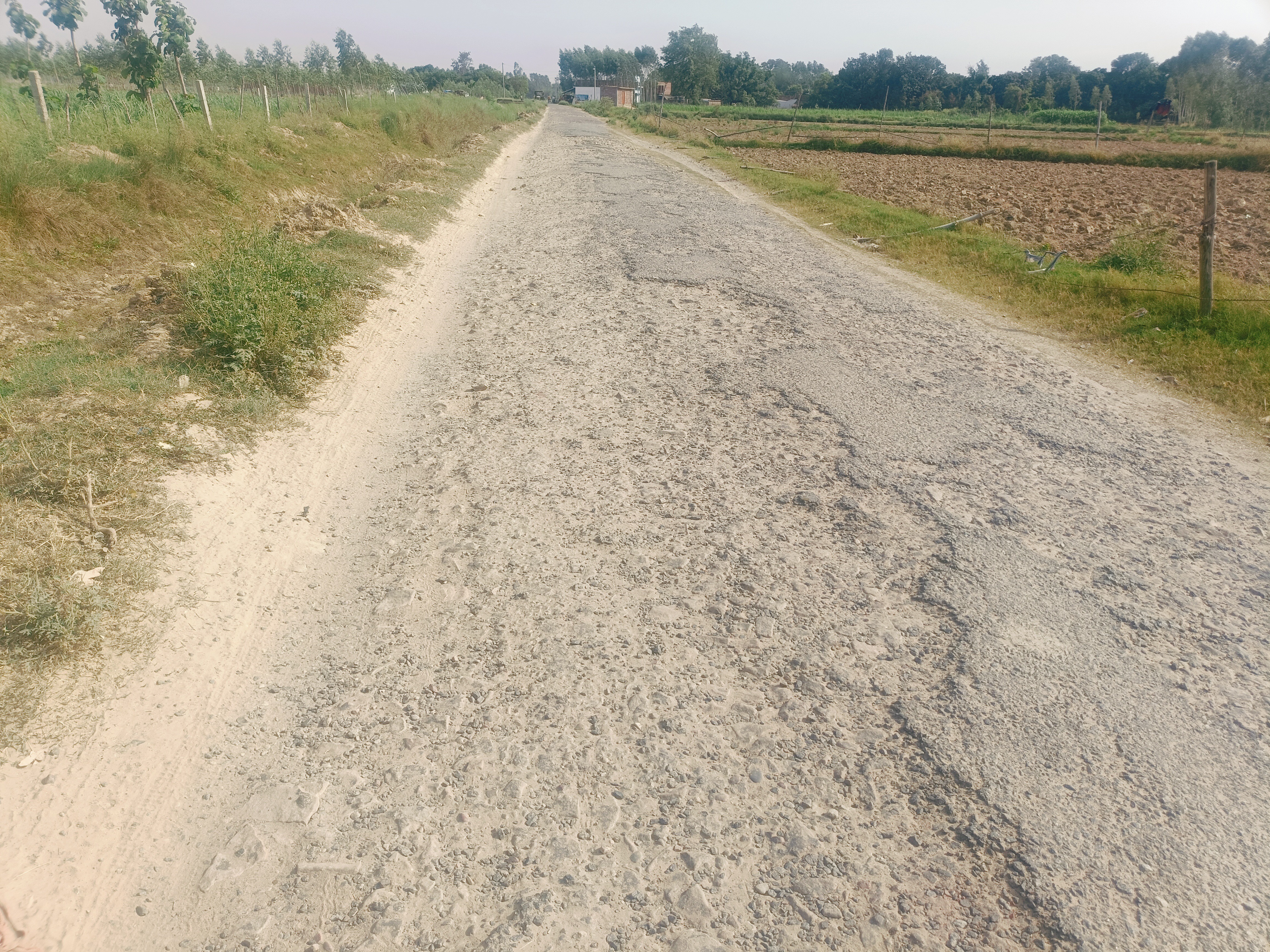 Maharajganj Tarai Road Broken | Locals Face Travel Woes