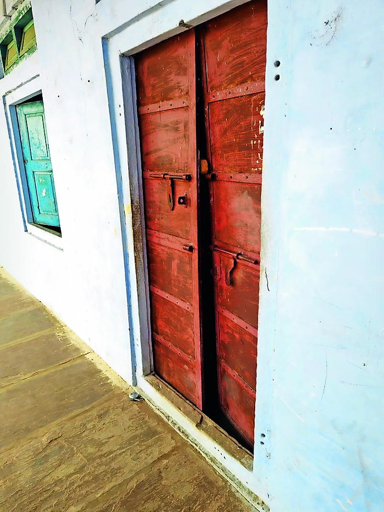 Chirana school's locks were broken for the second time in 10 days.