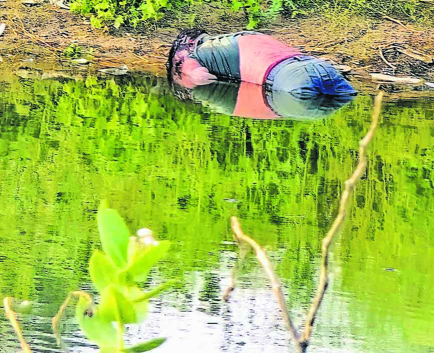 Dead body found in a dirty water pond in Luttu, accident or murder...it ...