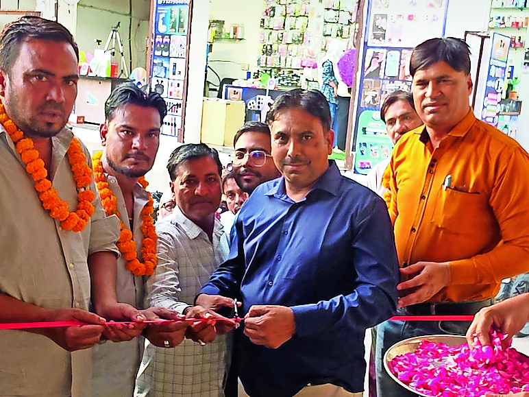 Inauguration of water cooler installed at Shahidan Chowk