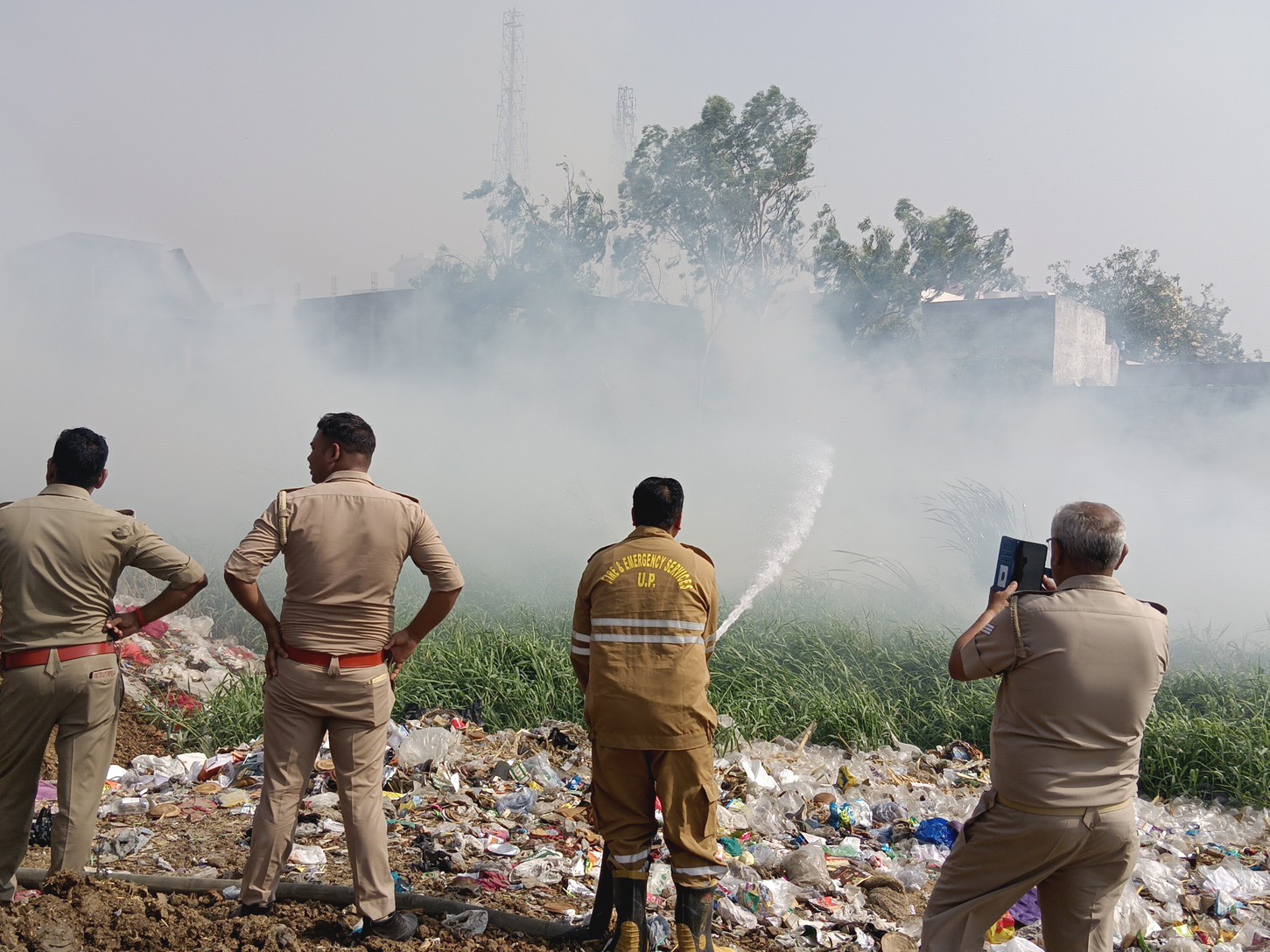 Dhaulana Fire Incident | Dhoulana Pond Garbage Fire Under Control