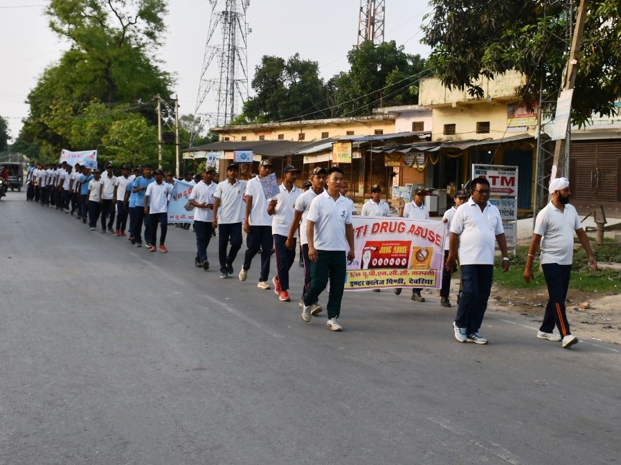 Bhagalpur NCC Cadets Drug-Free Campaign Rally