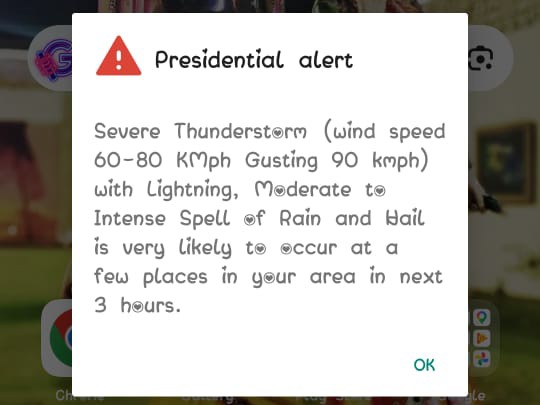 Amroha Storm Alert | 50-60 Kmph Winds, Rain & Lightning Warning