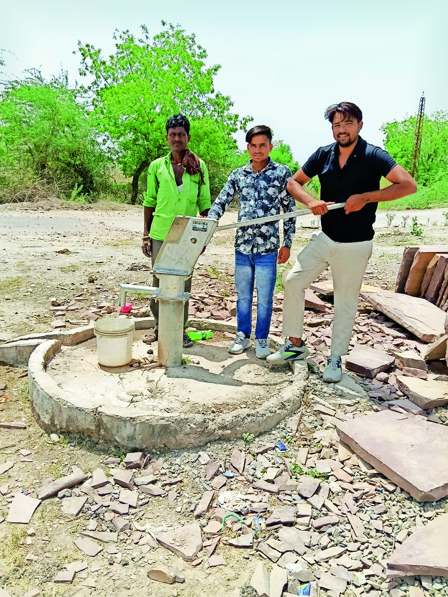 Relief from the start of the hand pump which was closed for 5 years