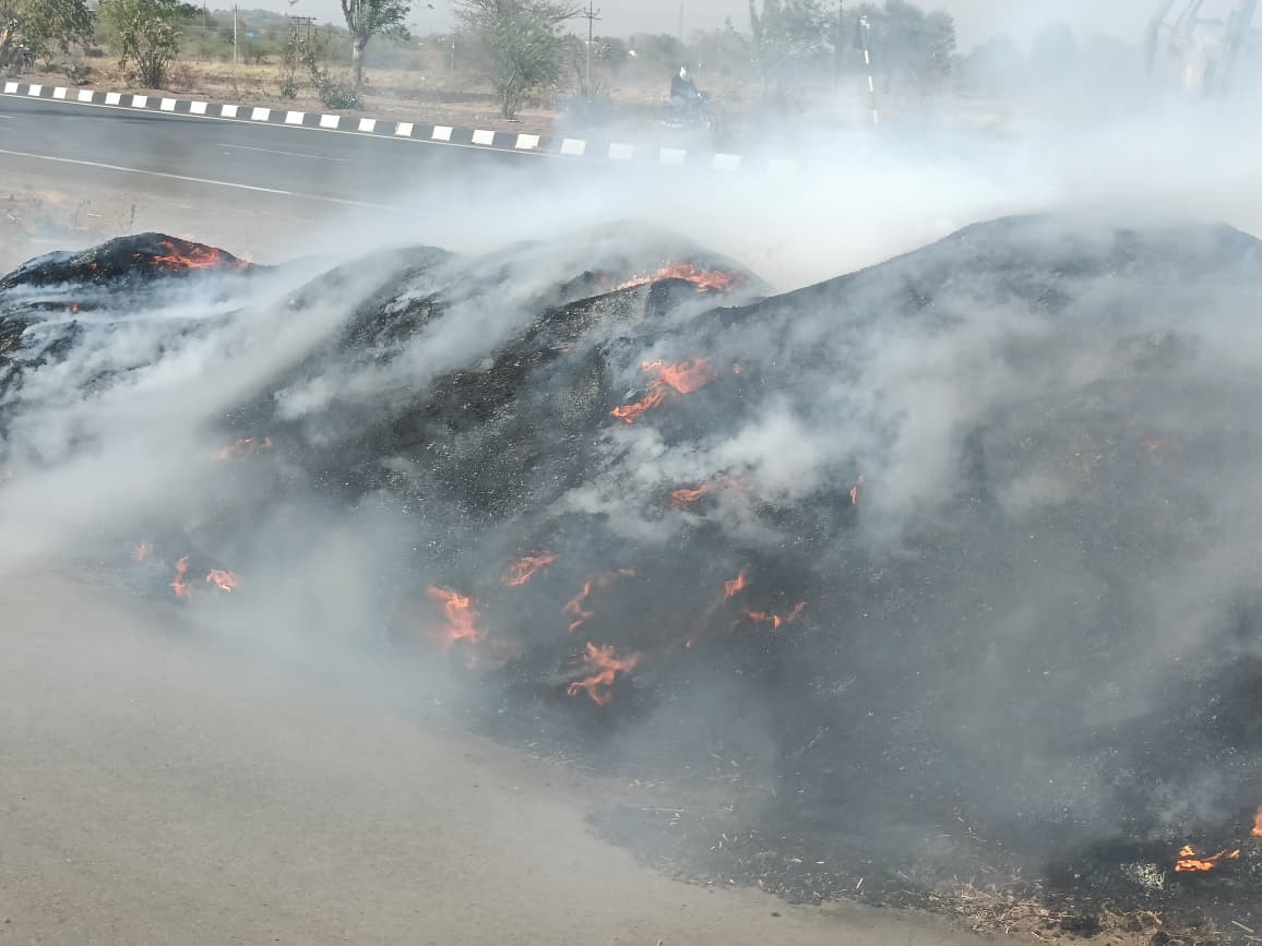MP Dhamnod Fire Truck Petrol Tanker | NHAI Negligence Exposed