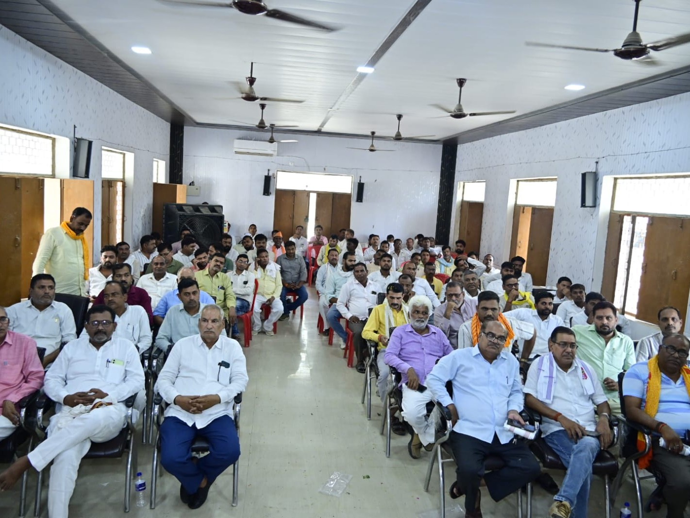 Barabanki: Banikodor Gram Pradhan Union Honors Minister Satish Sharma