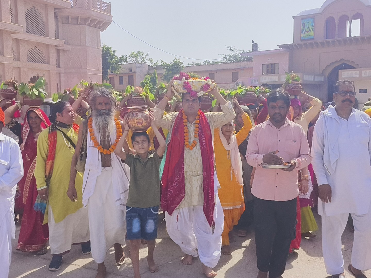 Sherpur Hanuman Bagichi Kalash Yatra | Rasgan Bhagwat Saptah Inauguration
