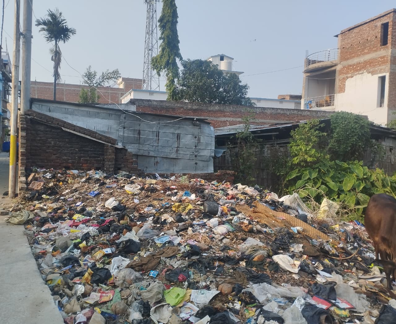 The garbage dump in the neighborhood is leaking, and residents are ...