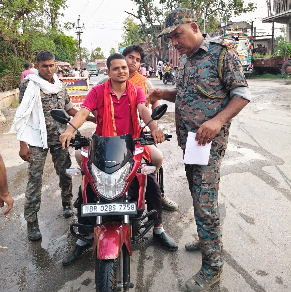 Six bikes seized in vehicle checking drive