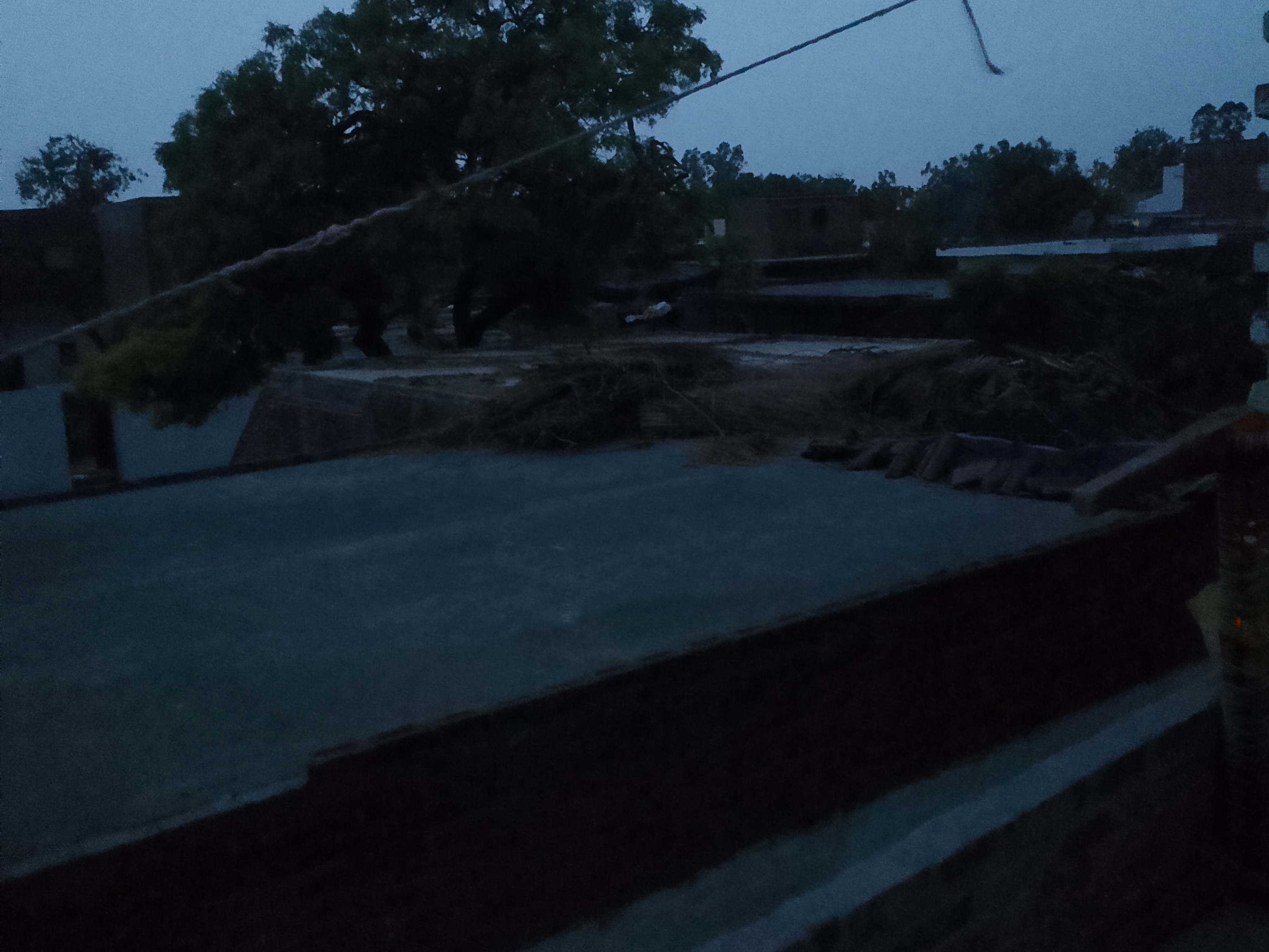 Badayun Jhuksa Storm & Rain Damage | Trees Uprooted, Power Outage ...