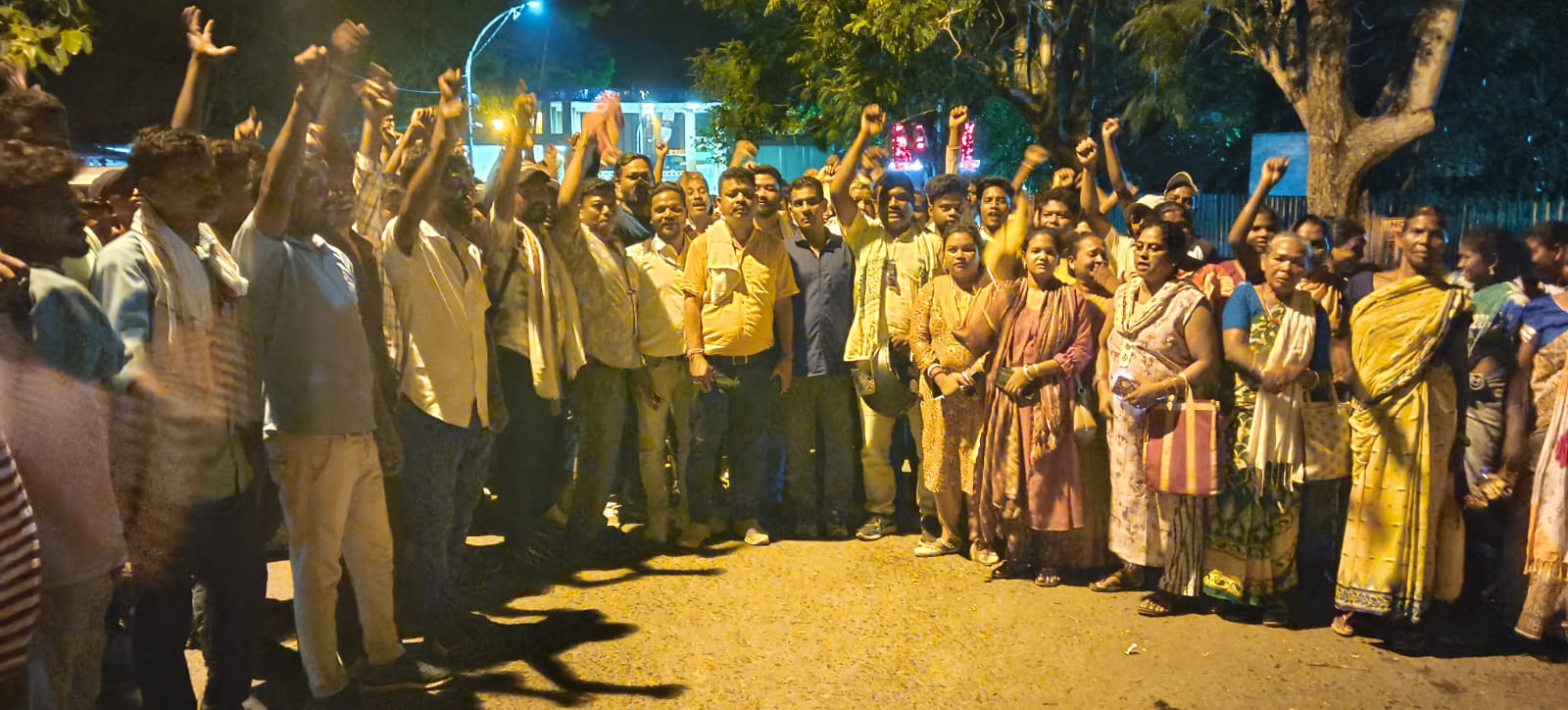 UCIL management bowed to the pressure of the Gram Sabha and assured the ...