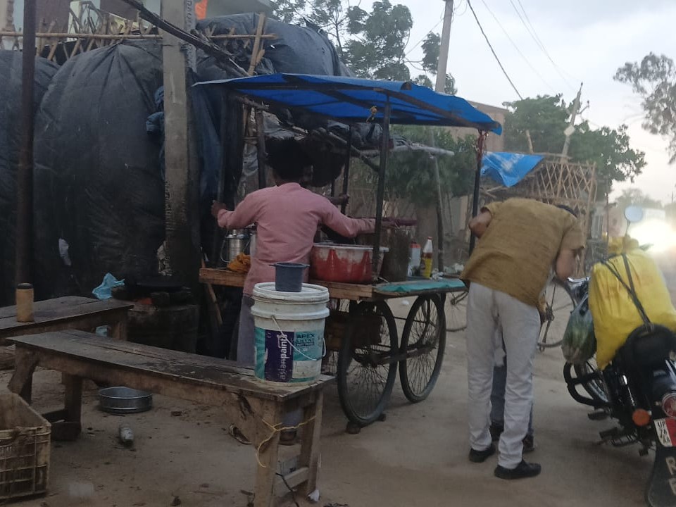 Ummerpur Pyau Mini Market Solar Panels Shops Damaged By Heavy Storm