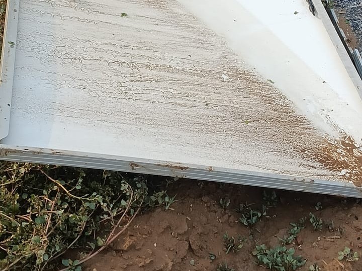 Sadabad Cold Storage Damaged by Storm | Solar Panels Uprooted