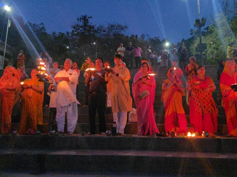 Omghat Ganga Aarti | Fatehpur Dipdaan Swachhta Sankalp