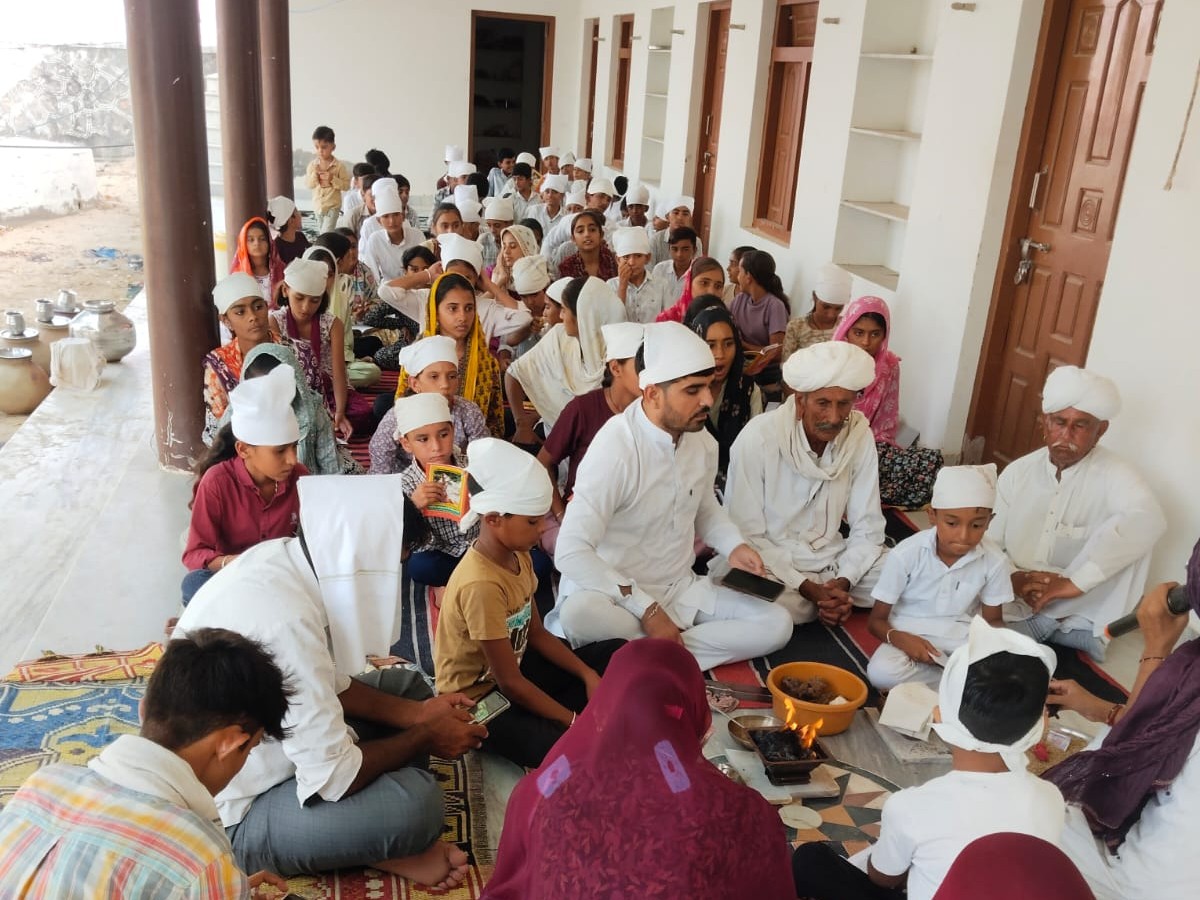 Bhagwan Jambheshwar Rules Taught to Kids in Sanchore