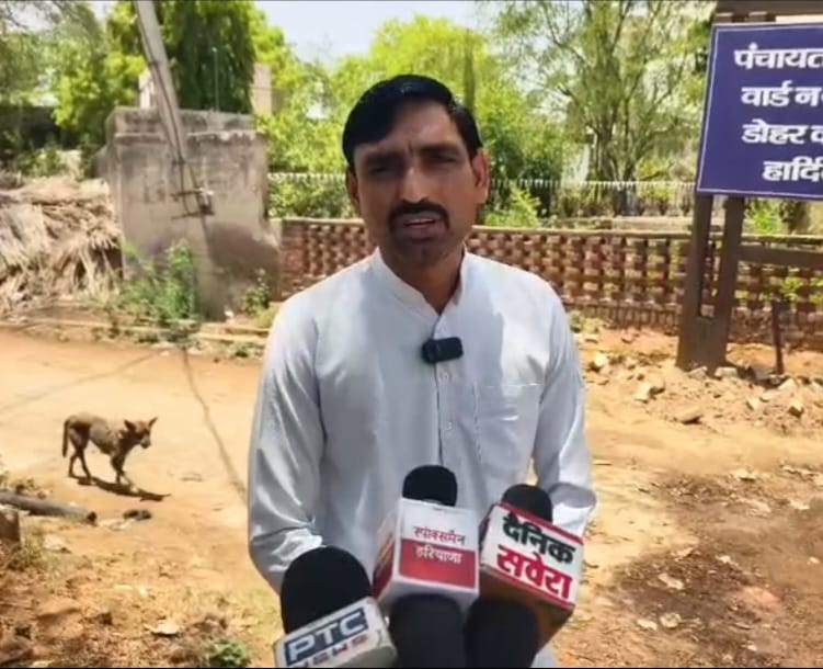 Mahendragarh Sign Board Scam Allegations | Praveen Yadav Claims