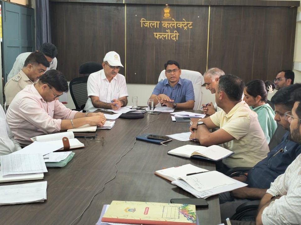Phalodi Road Safety Meeting | Collector Instructs Traffic Rule ...