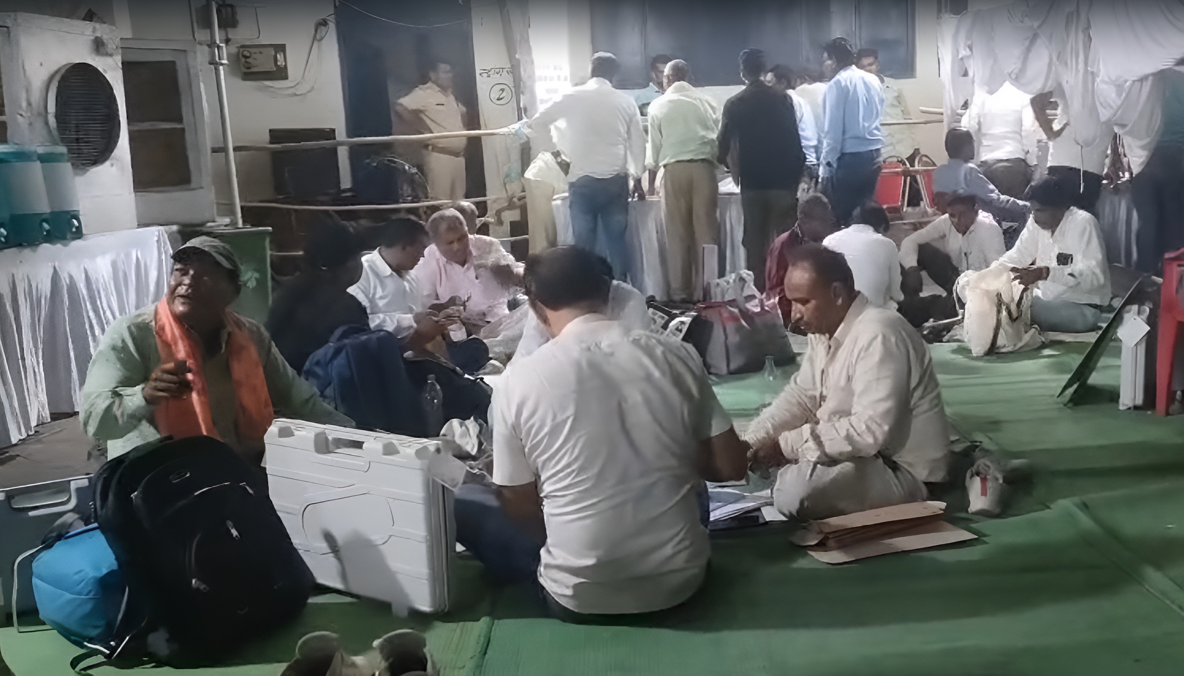 82.40% voter turnout; commotion over matching of EVM numbers in strong room