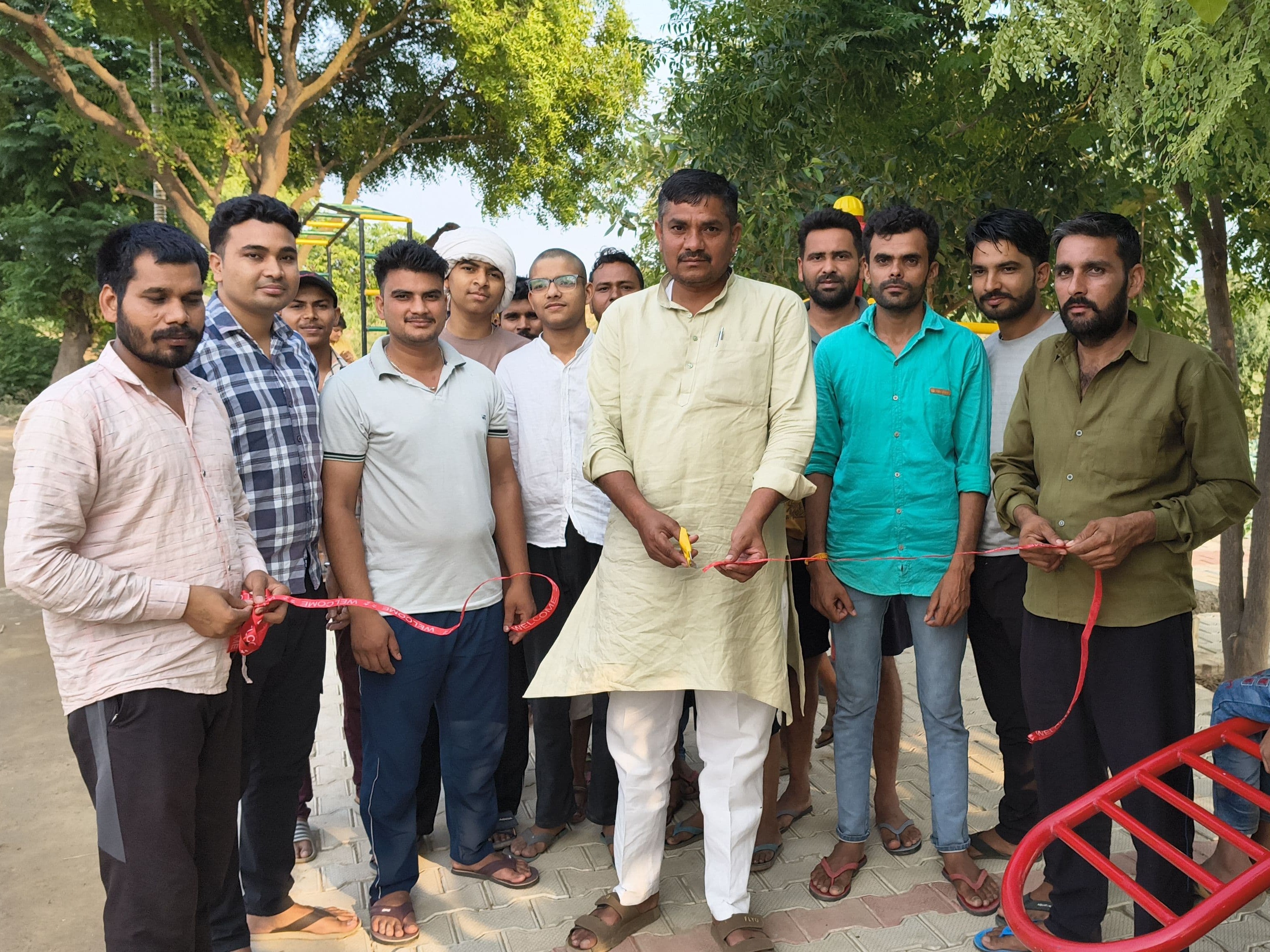 Himmatpur Soojti Inaugurates Open Gym for Youth Fitness