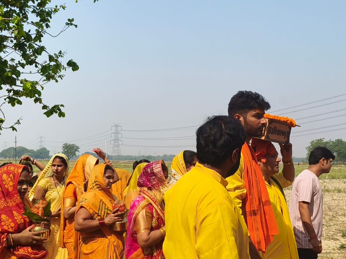 Shri Ram Janki Temple Kalash Yatra Begins | Sultanpur Kuti Ramkatha ...