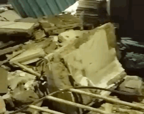 Bhilwara Building Ledge Collapse | Elderly Woman Rescued After Hour ...
