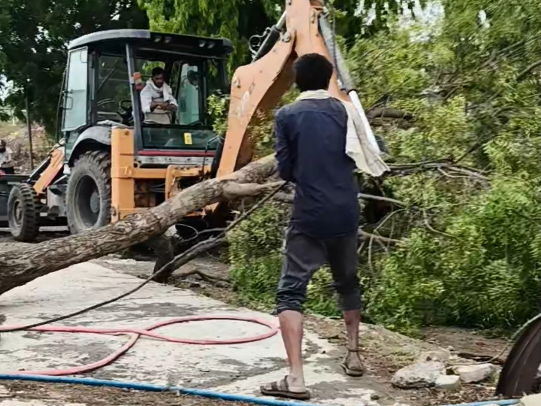 Dewas Storm: Sheds Uprooted, Hoardings Torn; Power Outage