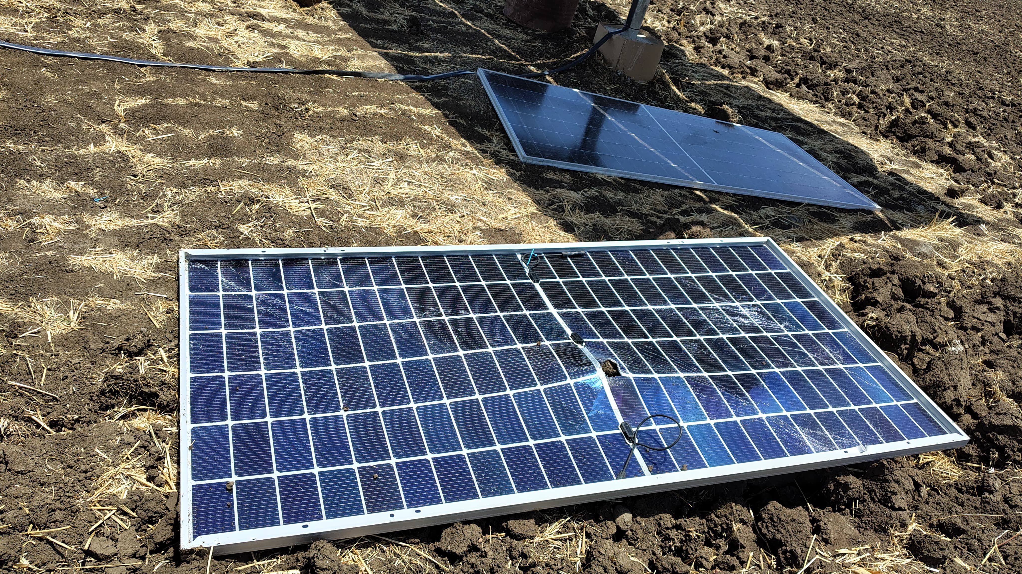 The storm caused more than 30 poles to fall in Bhaironda, and solar ...
