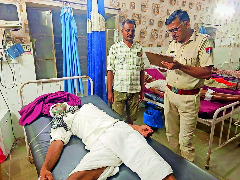 Two brothers attacked over old rivalry, one run over by tractor