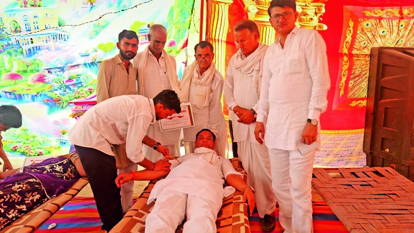 121 units of blood collected at a camp on the death anniversary of PC ...
