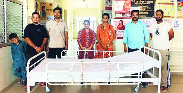 Baloch family donated ICU bed to PHC Deva