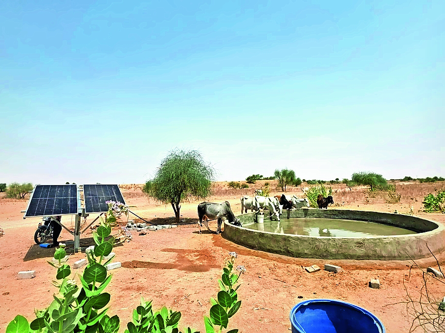 Built a water tank by raising Rs 1.5 lakh in two days