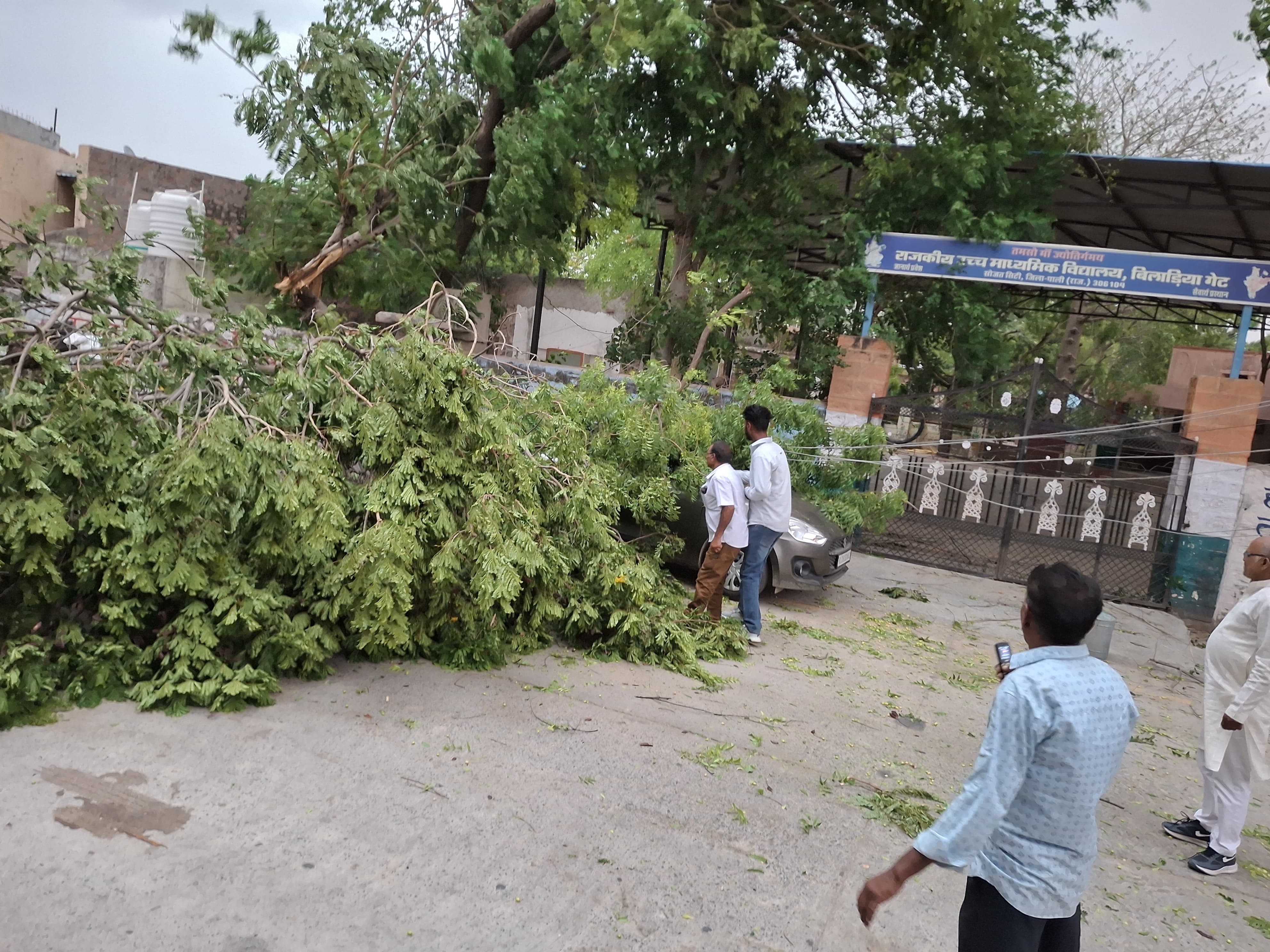 Sojat Dust Storm | Power Outage & Life Disrupted