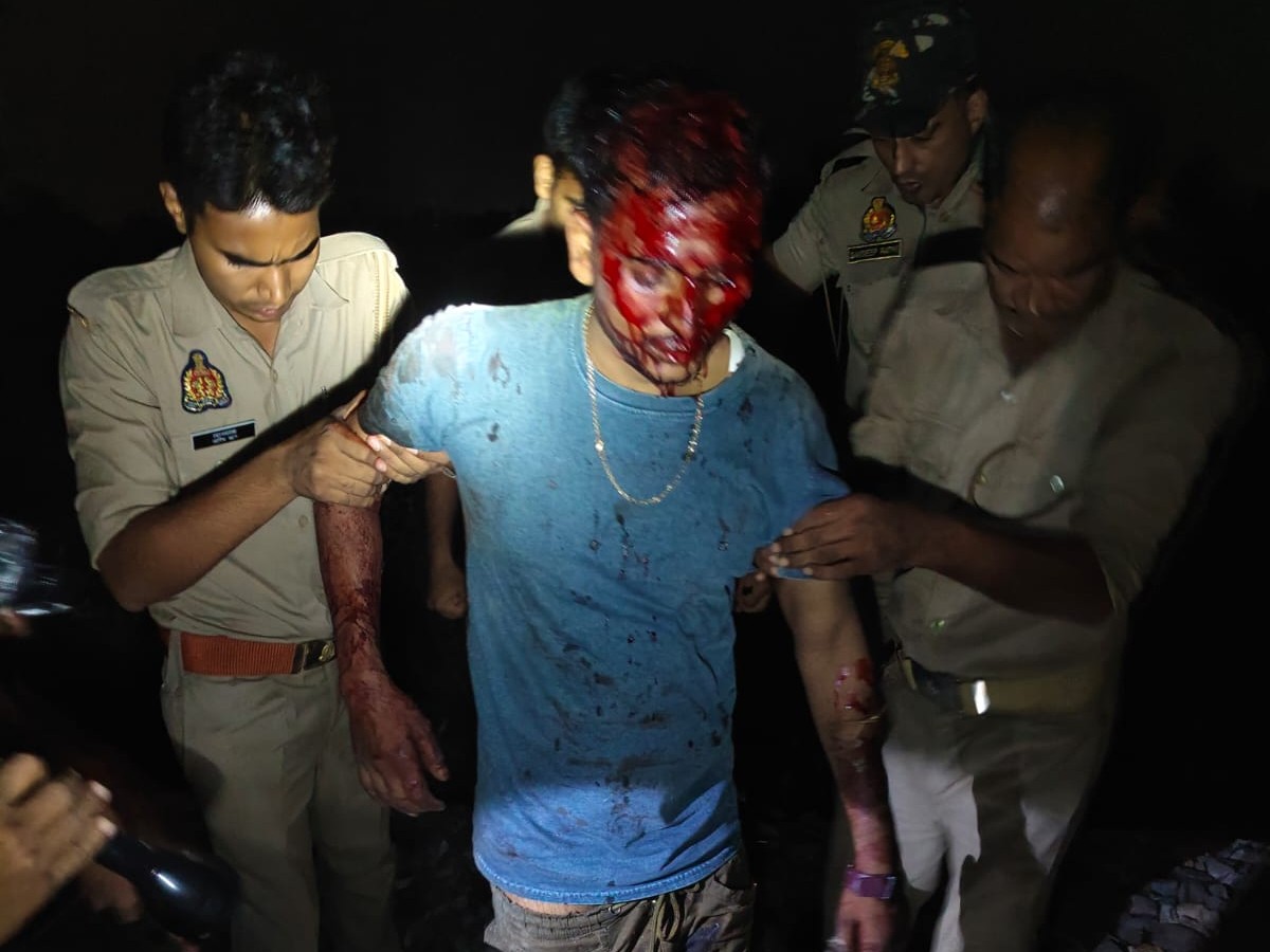 Pilkhuwa Police Save Youth | Train Fall Bushes Rescue