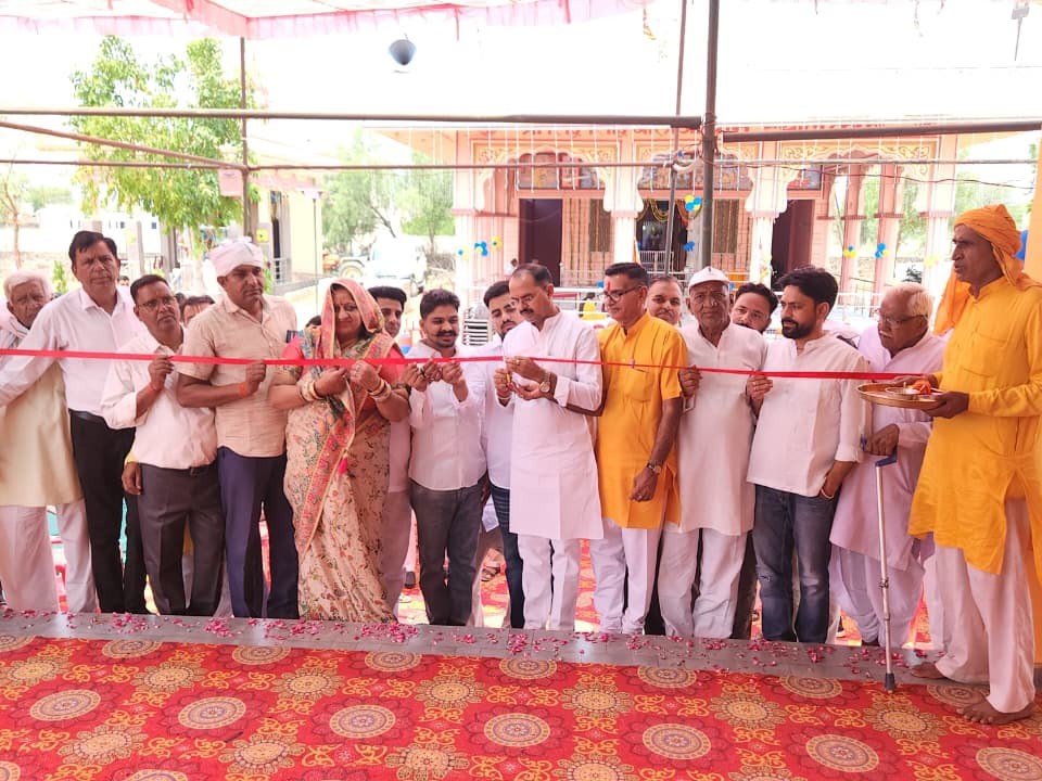 Jhunjhunu Couple Inaugurates Balaji Temple Building on 25th Anniversary