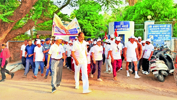 Walkathon organised at Mount