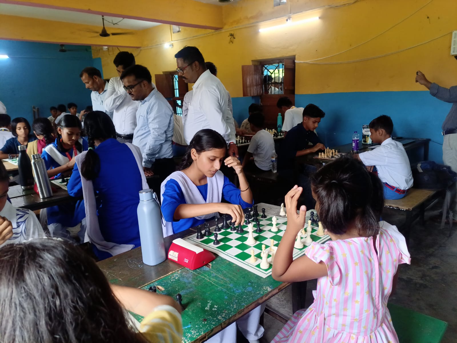 District Sub Junior Chess: Piyush in Open, Preeti in Girls was the winner