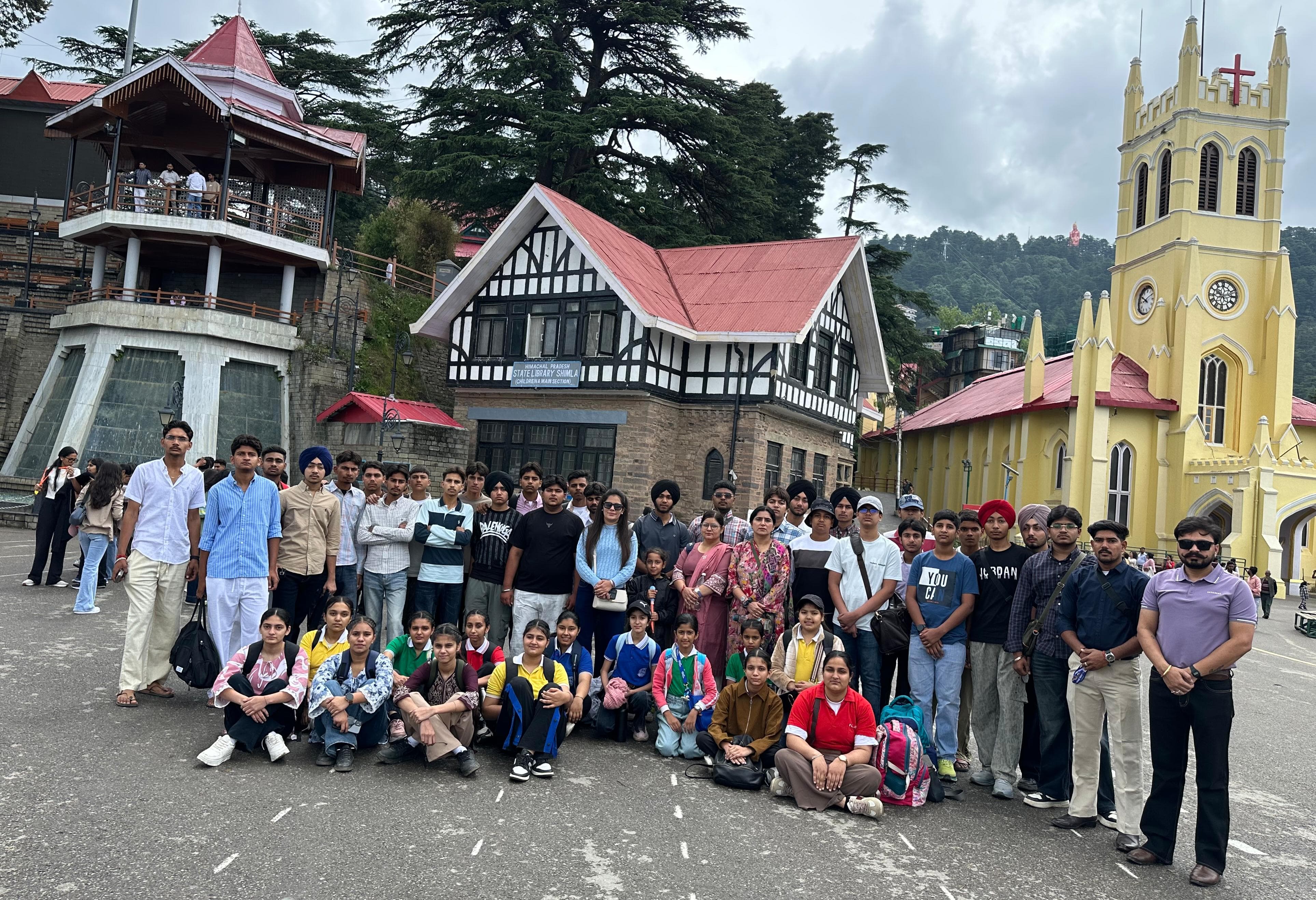Students visited Shimla