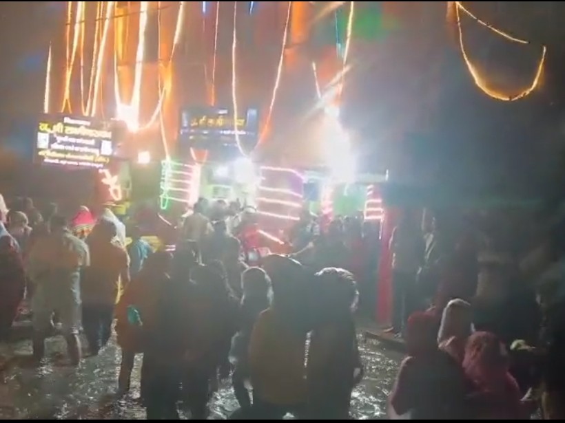 Govardhan Pilgrims Faith Unwavered by Flooded Parikrama Marg