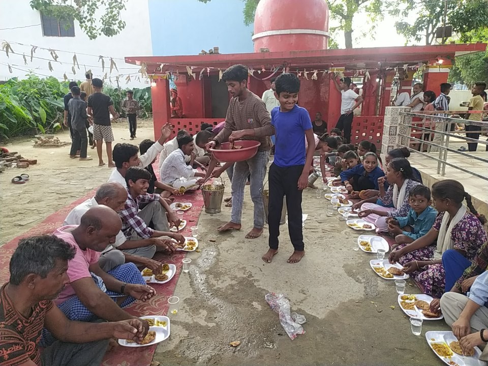 Jaitipur Bhandara | Shri Ram Janki Mandir Bade Mangalwar Prasad