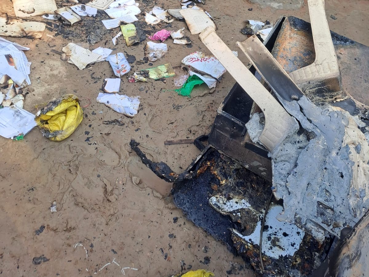 Uttari Village Fire | Elderly Womans Home Gutted by Short Circuit